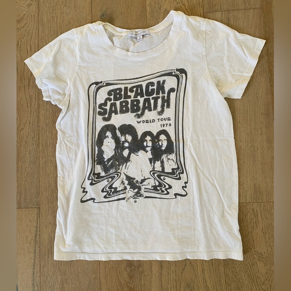 Daydreamer | Tops | Daydreamer Black Sabbath Boyfriend Tee Medium | Poshmark